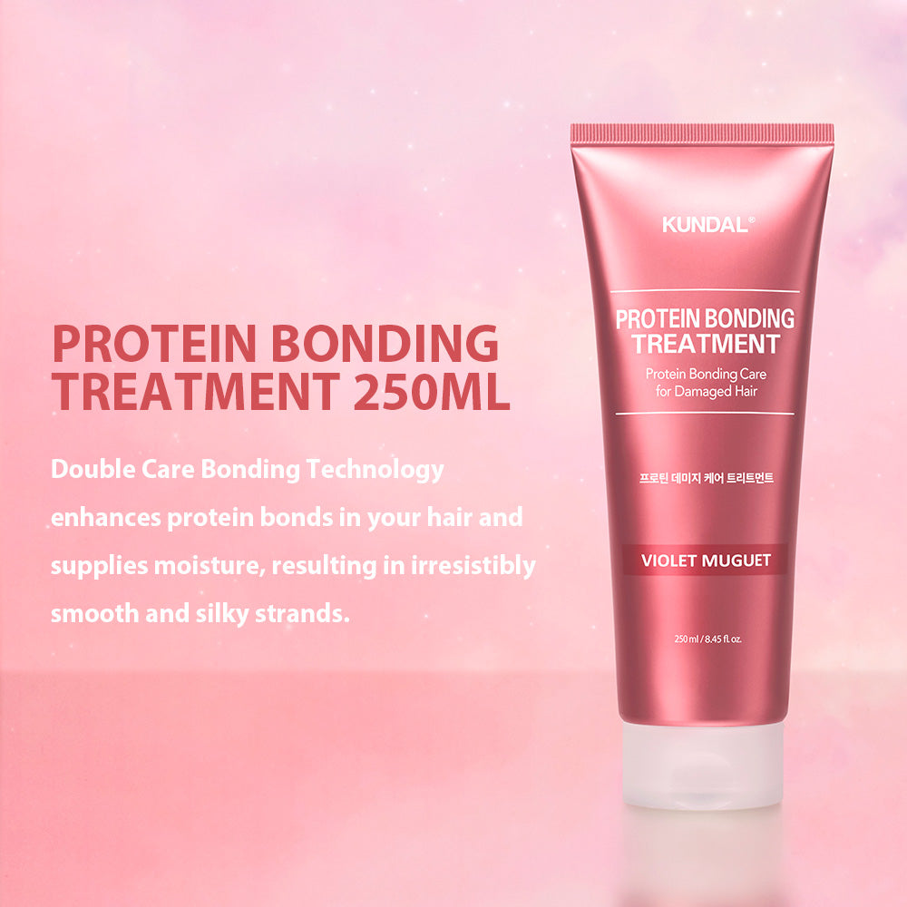 Protein Bonding SET [Shampoo 16.9fl.oz 500ml + Treatment 8.45fl.oz 250 ...